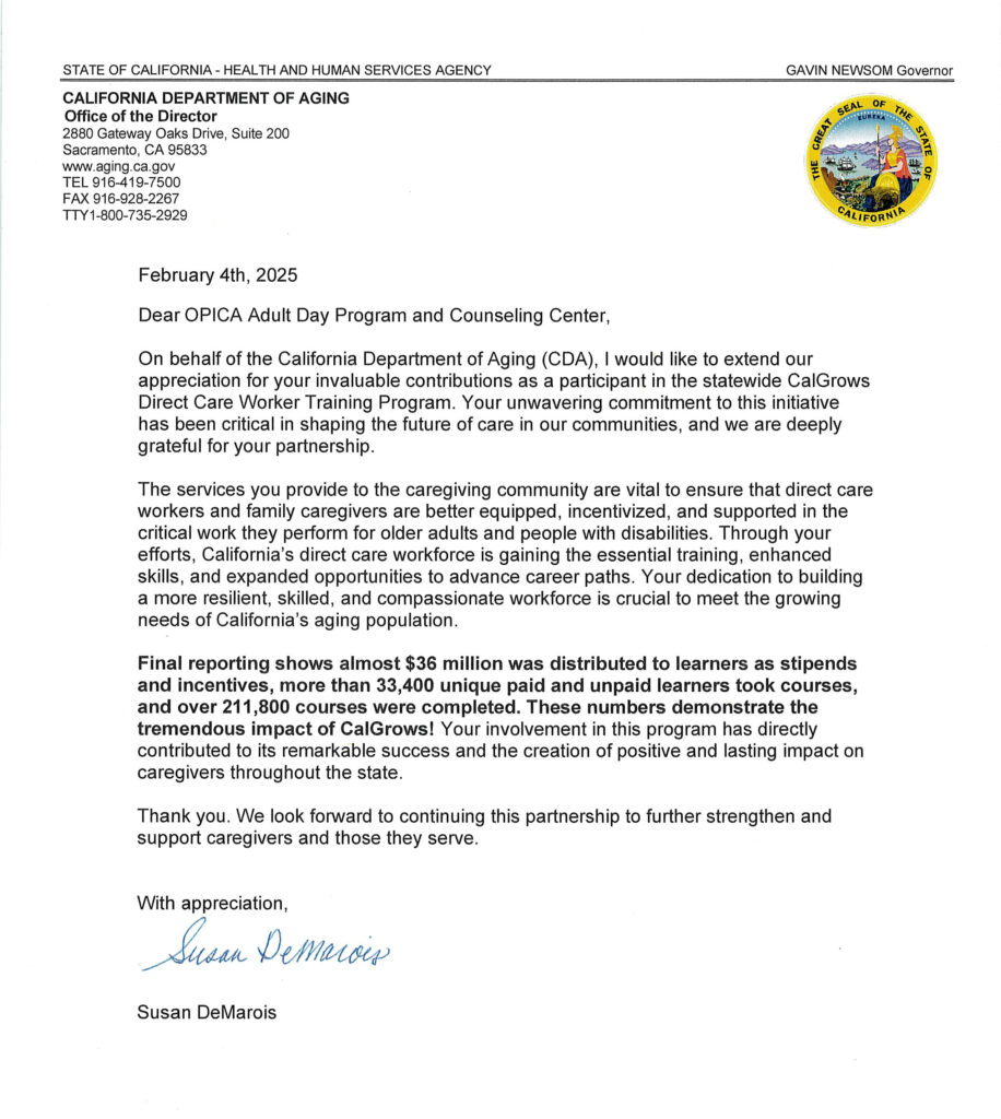 OPICA Adult Day Care Program & Counseling Center – Just another ...